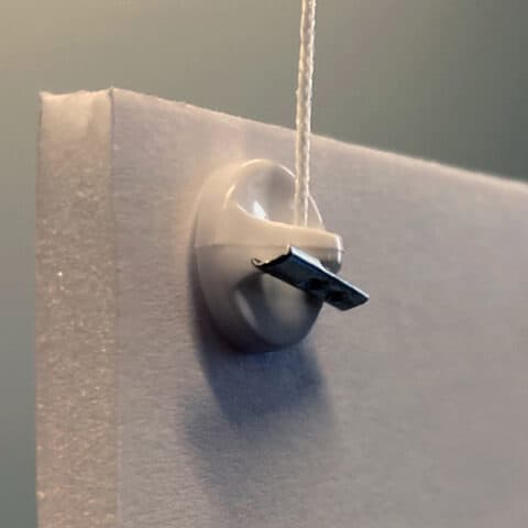 white push-lock posts & loop screws - binding posts & screws - Popco