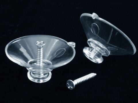 Popco suction cups with screws for wall-mounting - Popco